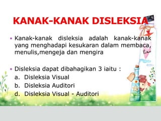 Menggunakan animasi di dalam instruksi khas untuk kanak kanak disleksia ...