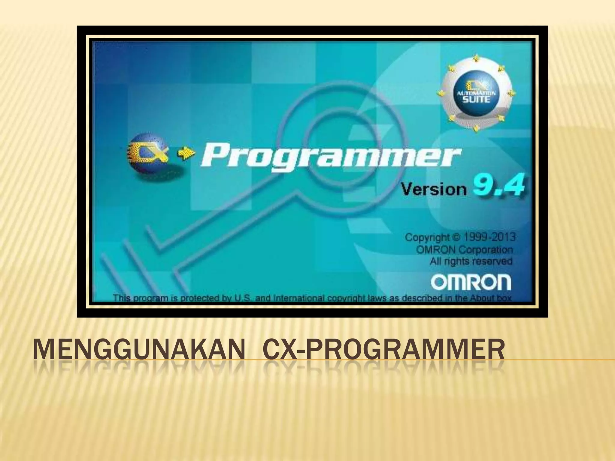 Menggunakan cx programmer | PPTX