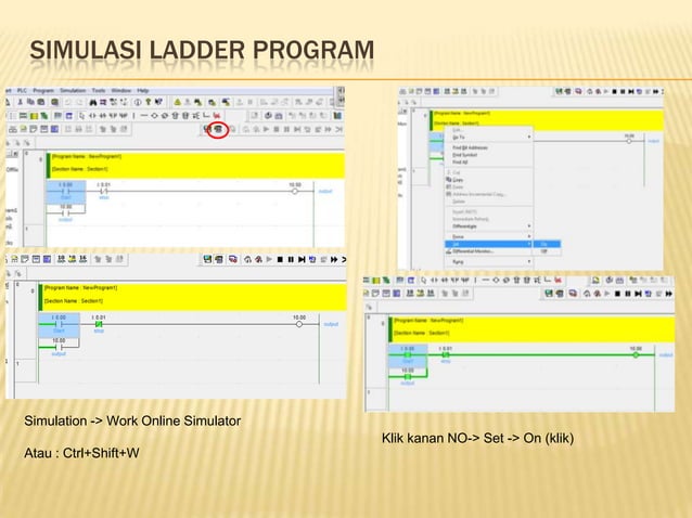 Menggunakan cx programmer | PPTX