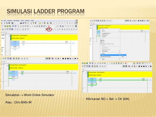 Menggunakan cx programmer