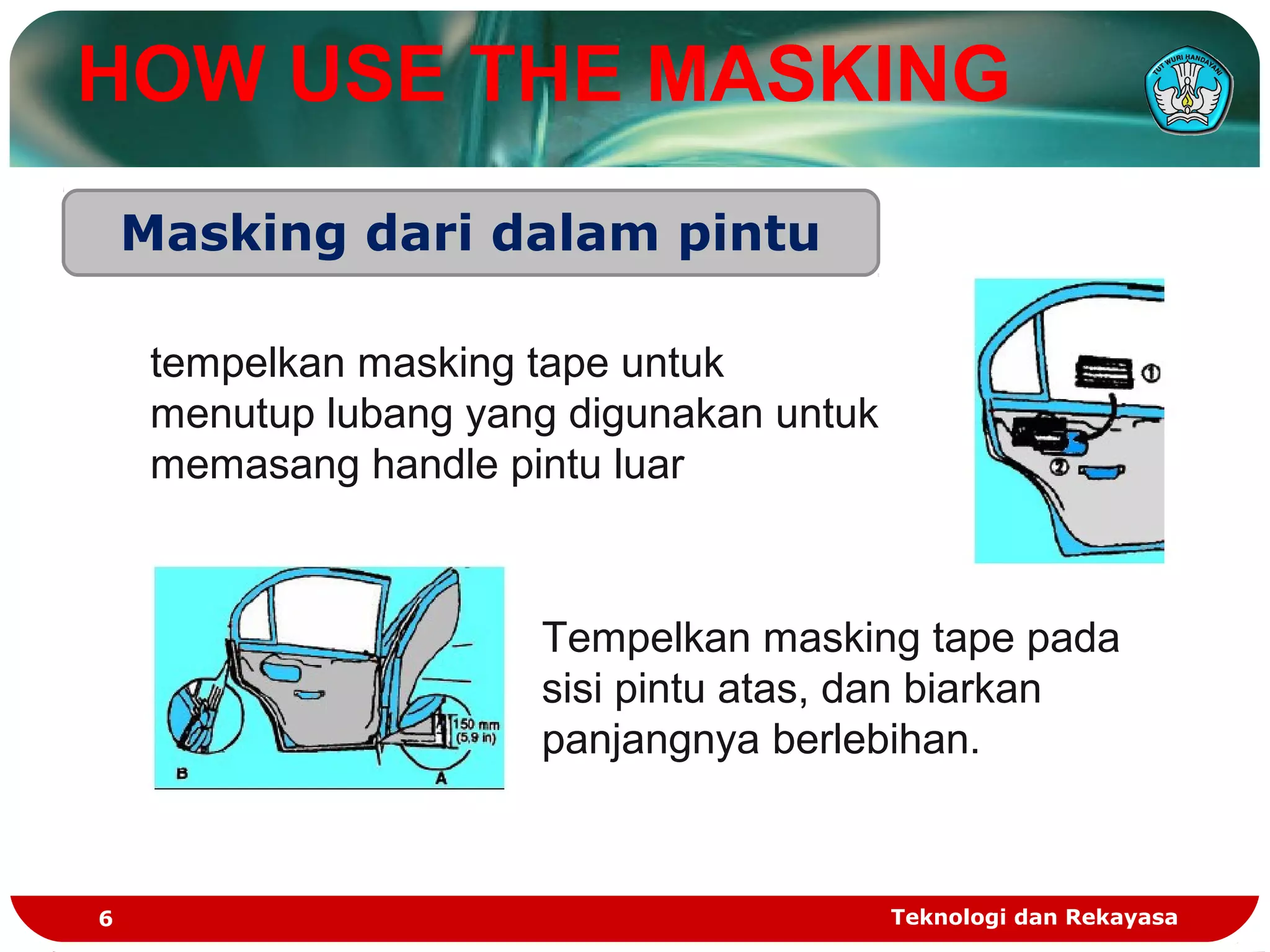 Menggunakan masking | PPT