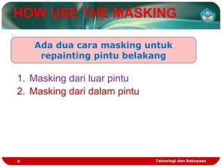 Menggunakan masking | PPT