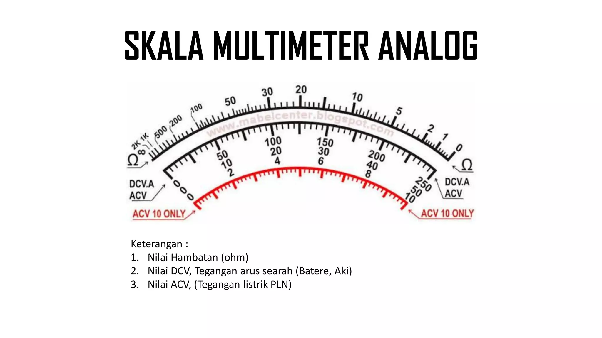 Menggunakan multimeter analog | PDF