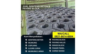 Menggunakan Paving Jalan untuk Jalanan yang Lebih Ramah Lingkungan | PDF