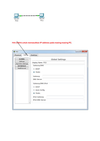 Menggunakan program simulasi jaringan packet | DOCX