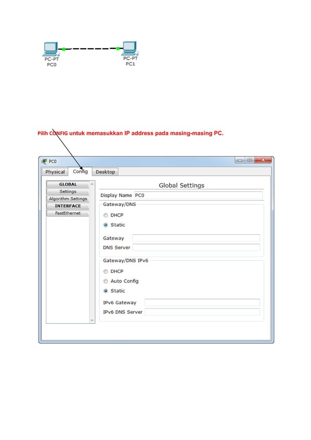 Menggunakan program simulasi jaringan packet | DOCX