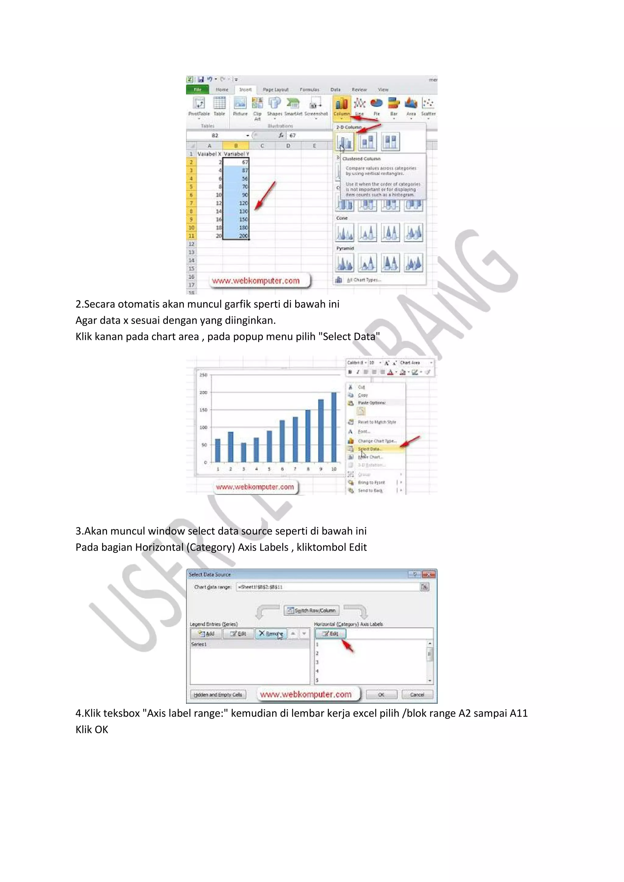 Menggunakan rumus logaritma di excel 2010 | PDF