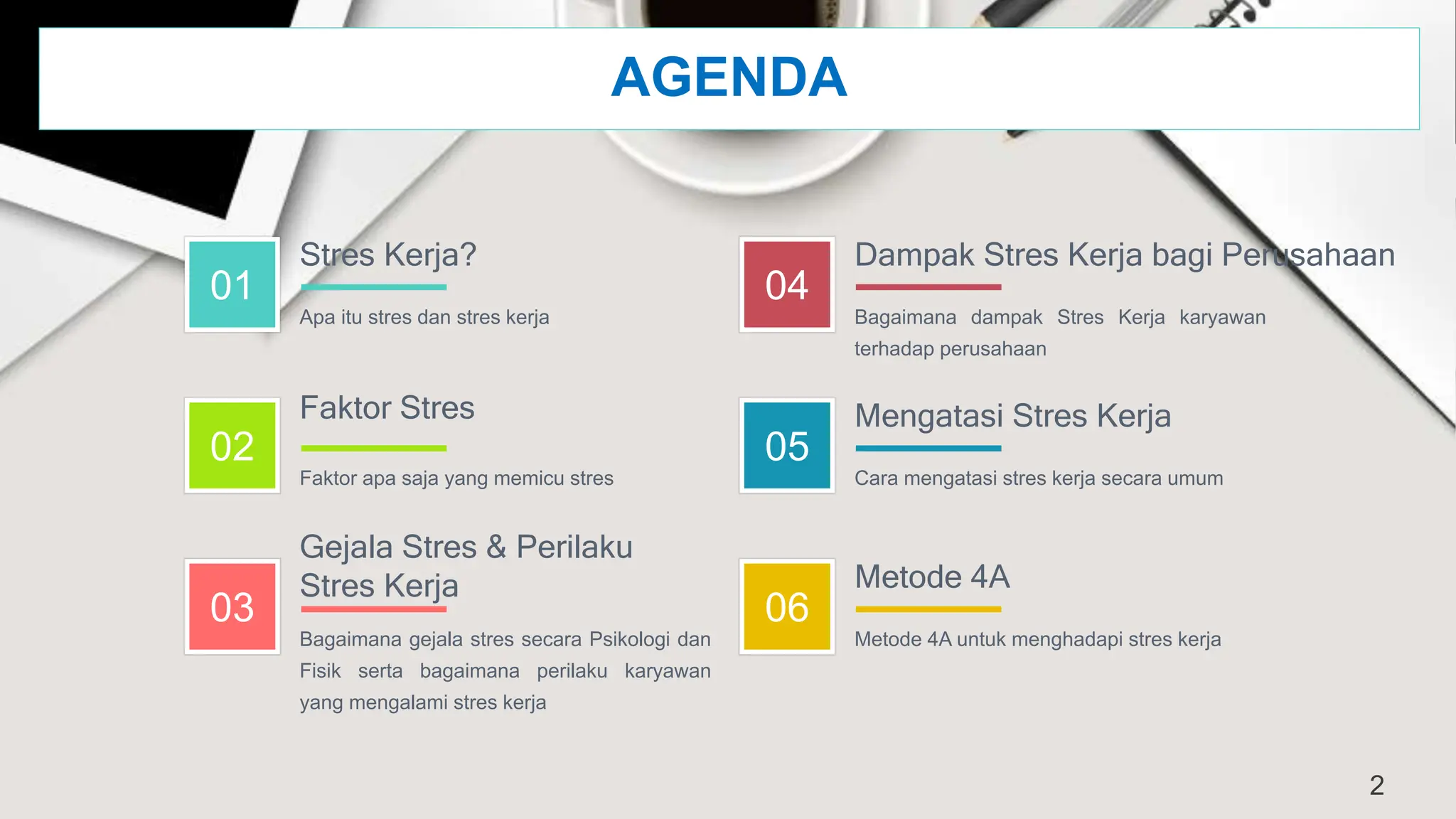 Menghadapi Stres Kerja pada karyawan kantoran | PPTX