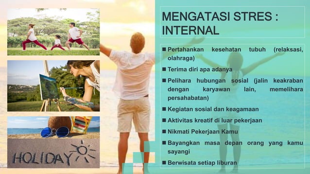 Menghadapi Stres Kerja pada karyawan kantoran | PPTX