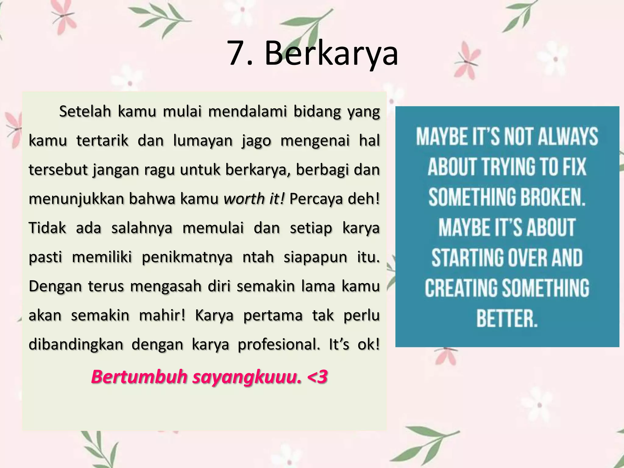 Menghargai diri sendiri | PPTX