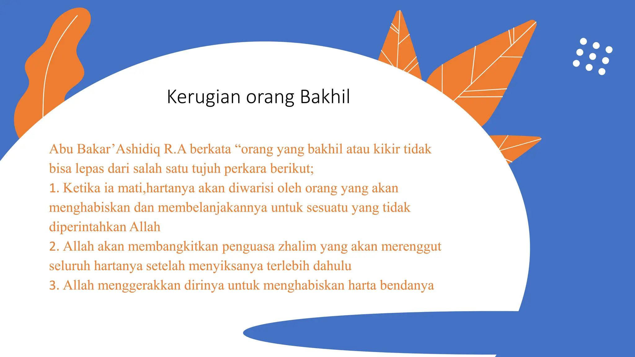 Menghindari Akhlak Tercela Bakhil 1.pptx