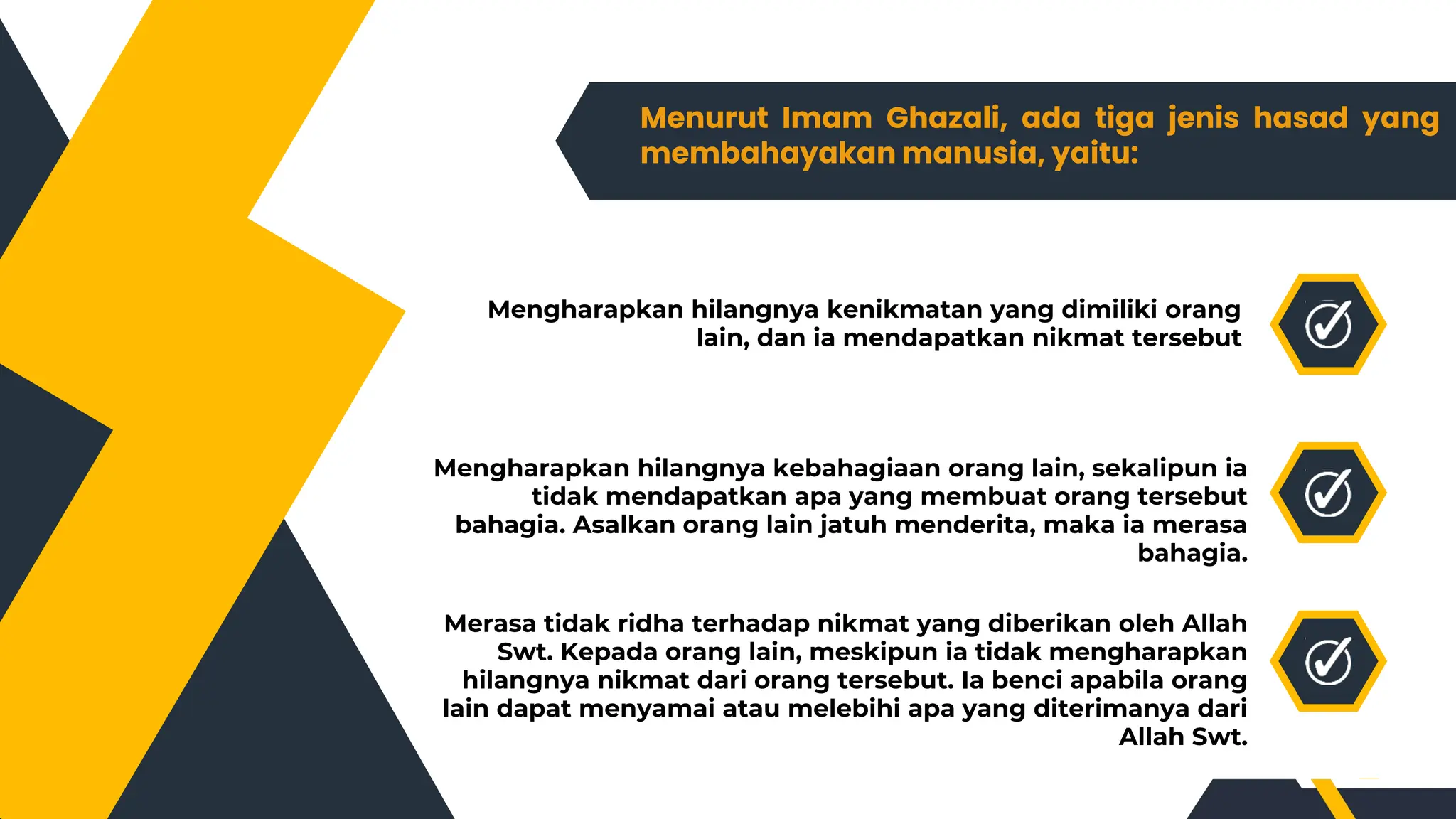 Menghindari hidup berfoya-foya sesuai ajaran agama Islam | PPTX