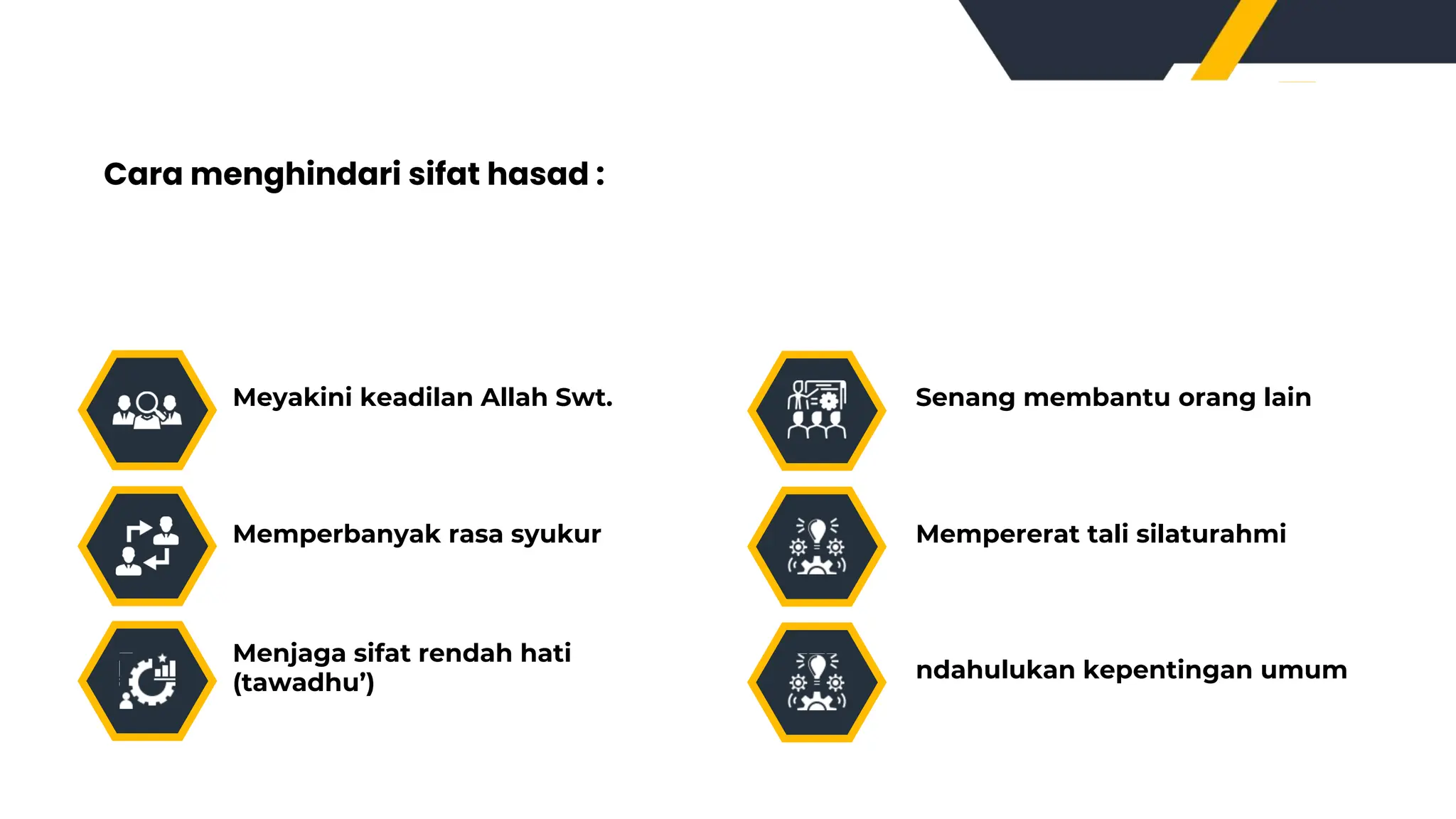 Menghindari hidup berfoya-foya sesuai ajaran agama Islam | PPTX
