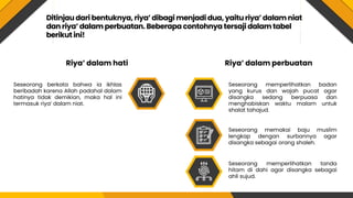 Menghindari hidup berfoya-foya sesuai ajaran agama Islam | PPTX