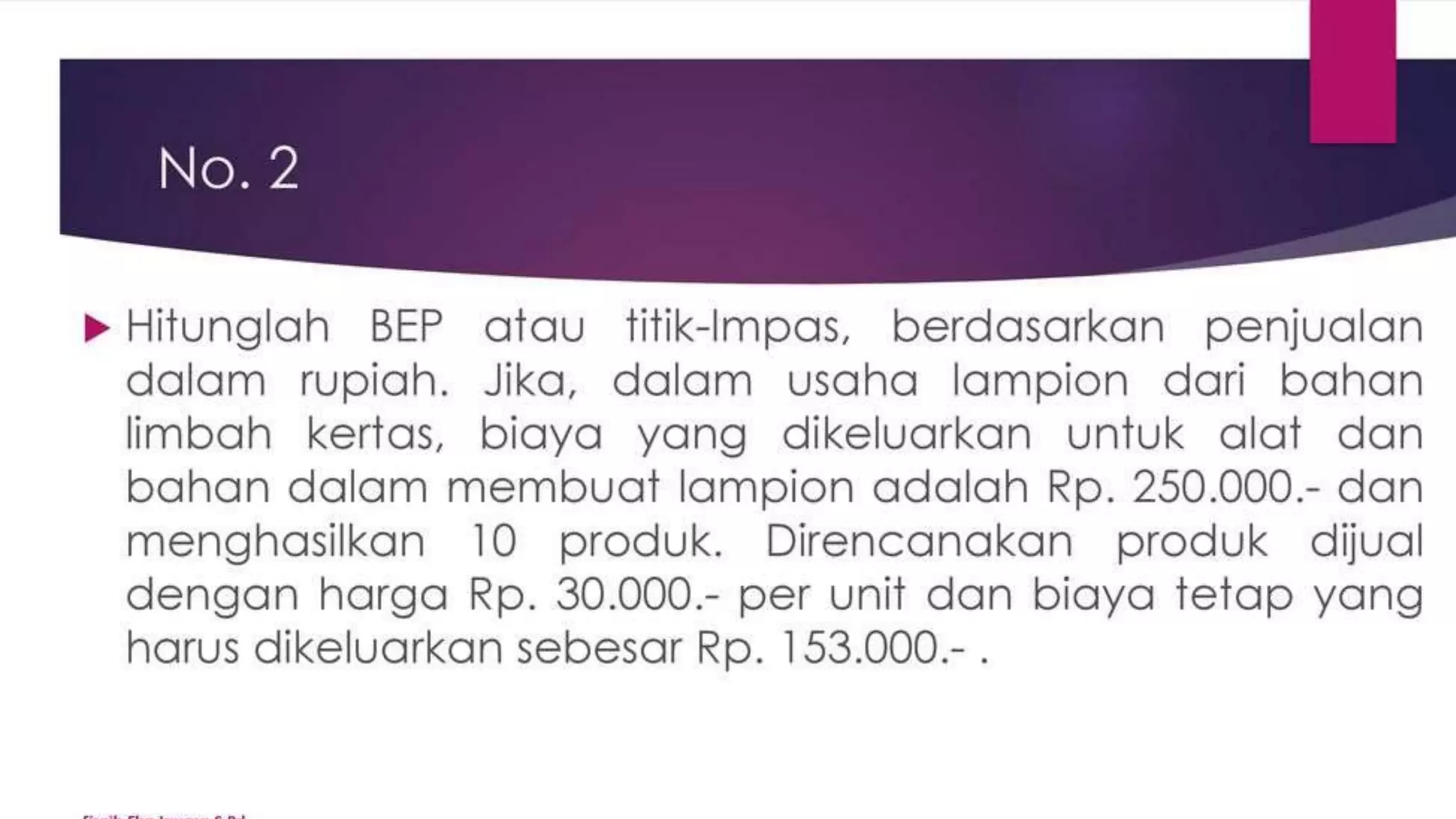 Menghitung BEP usaha makanan Daerah.pptx