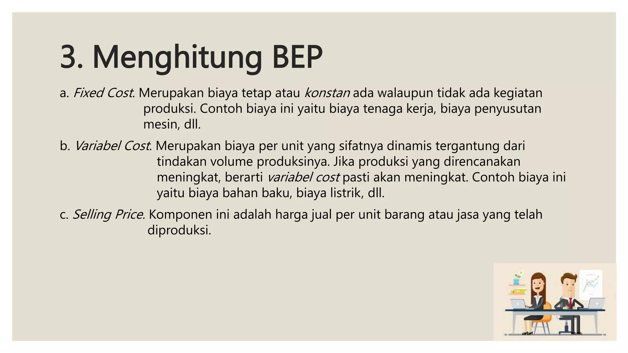 Menghitung BEP usaha makanan Daerah.pptx