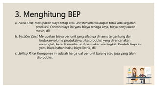 Menghitung BEP usaha makanan Daerah.pptx