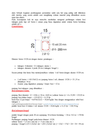 Menghitung besi | DOCX