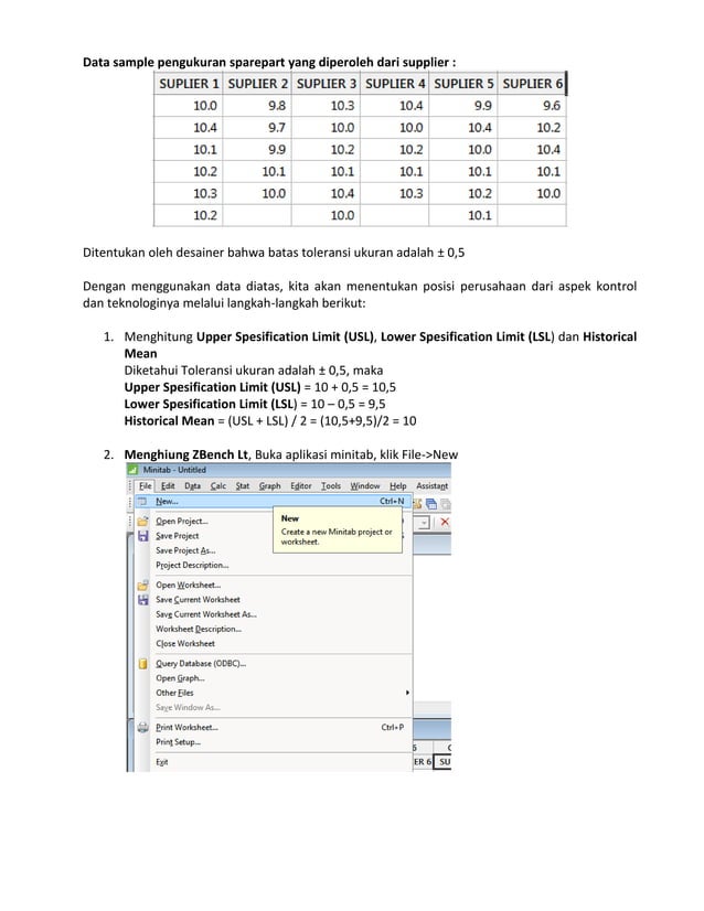 MENGETAHUI GAMBARAN CAPABILITY PROCESS DENGAN QUADRAN ZSHIFT VS ZBENCH ...