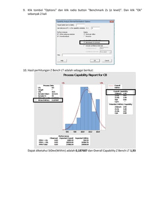 MENGETAHUI GAMBARAN CAPABILITY PROCESS DENGAN QUADRAN ZSHIFT VS ZBENCH ...