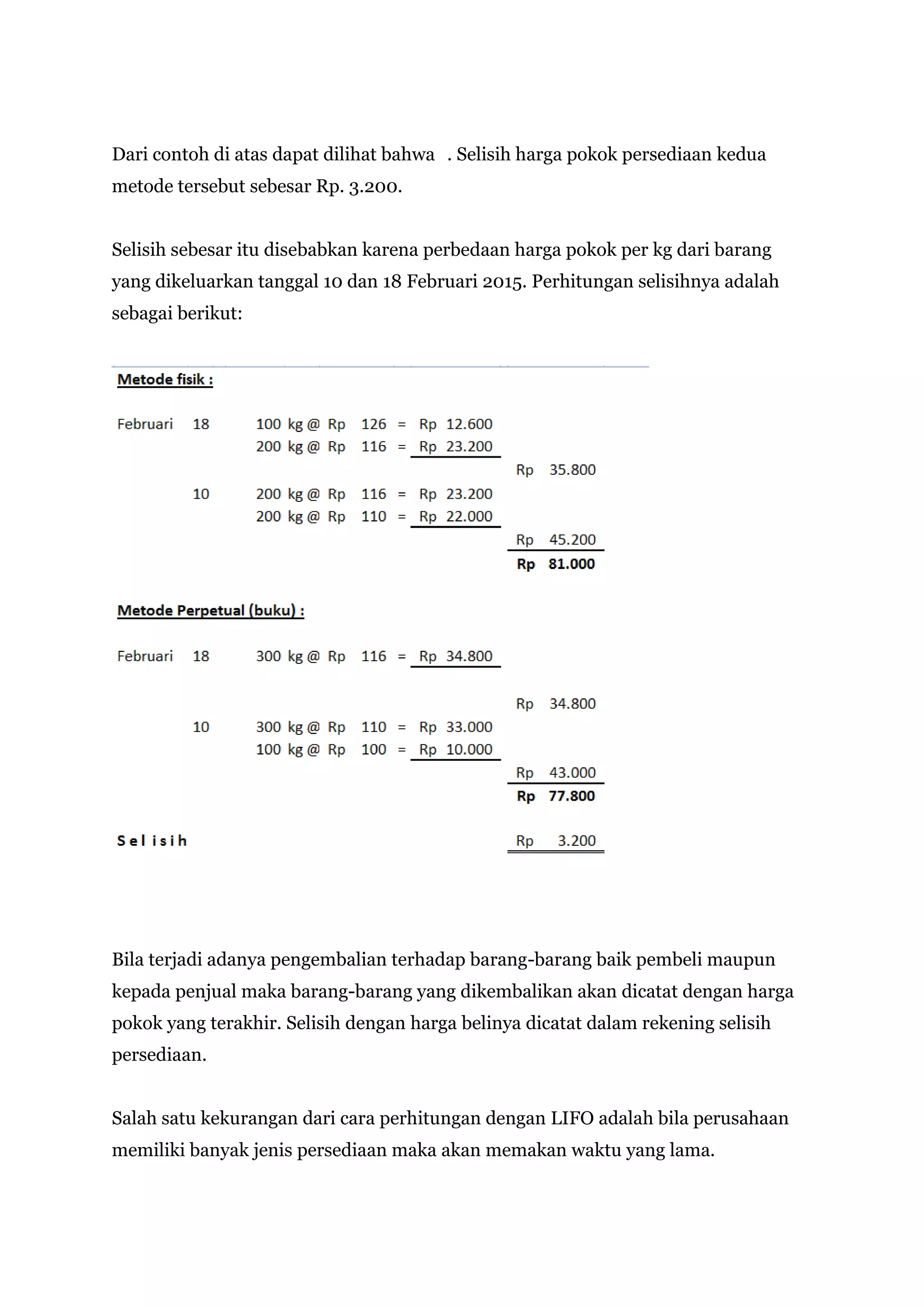 Menghitung harga pokok penjualan (hpp) | PDF