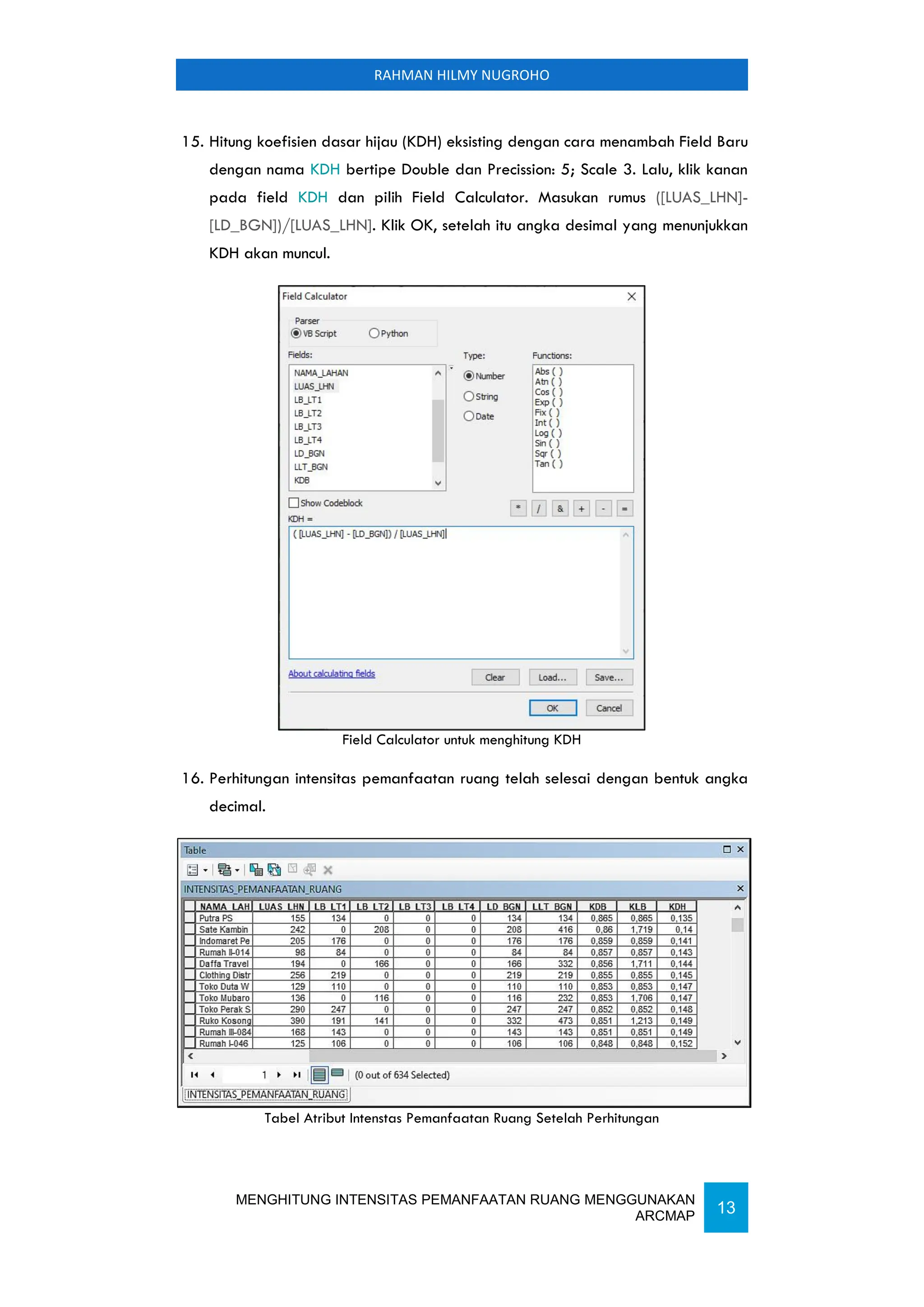 Menghitung Intensitas Pemanfaatan Ruang Menggunakan ArcMap-[Rahman Hilmy].pdf