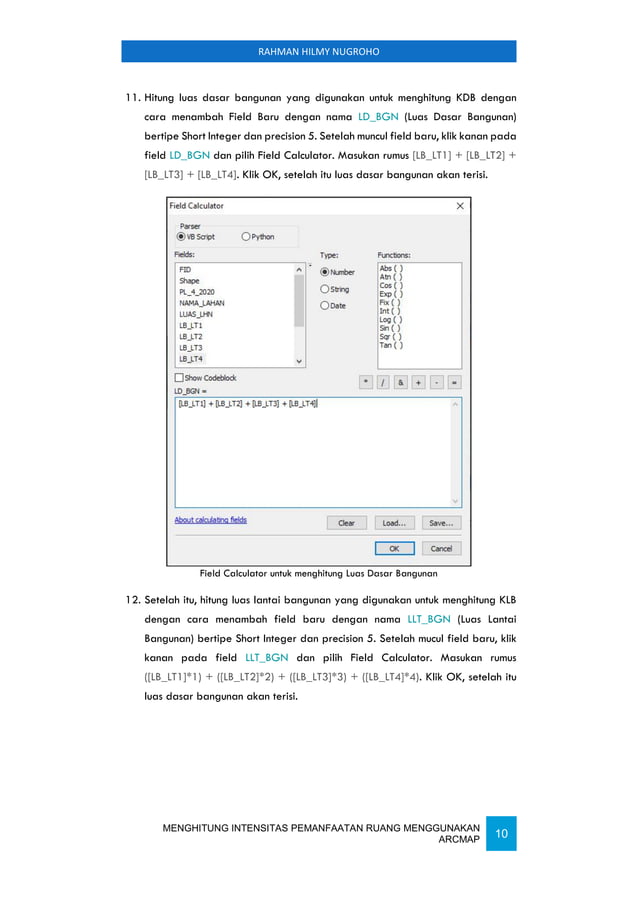 Menghitung Intensitas Pemanfaatan Ruang Menggunakan ArcMap-[Rahman Hilmy].pdf