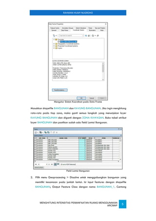 Menghitung Intensitas Pemanfaatan Ruang Menggunakan ArcMap-[Rahman Hilmy].pdf