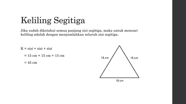 Menghitung Keliling bangun datar persegi, persegi panjang, segitiga - tema 7 kelas 3.pptx