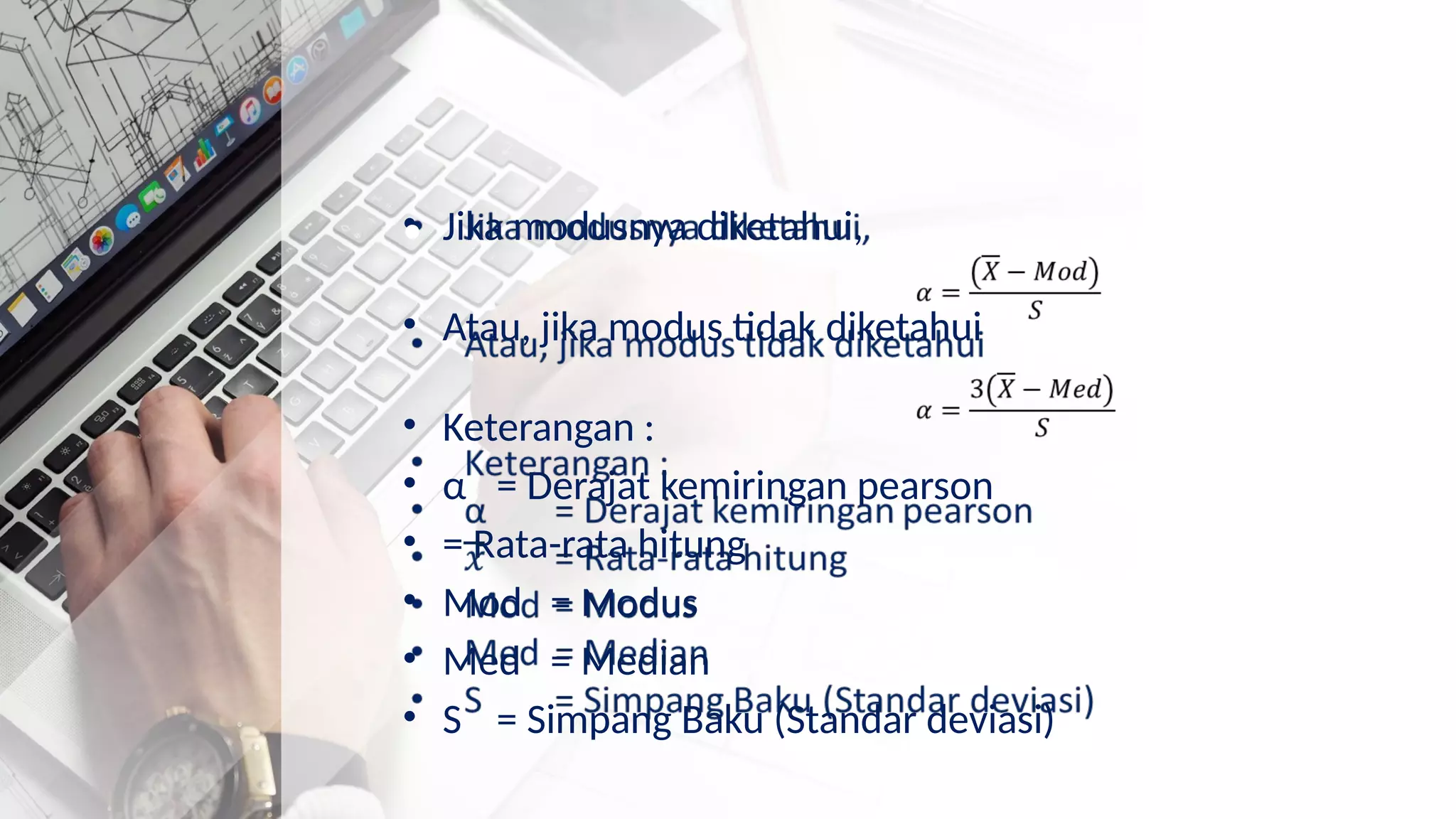 Menghitung Kemiringan Keruncingan Data Tunggal Nilai UTS Semester ...