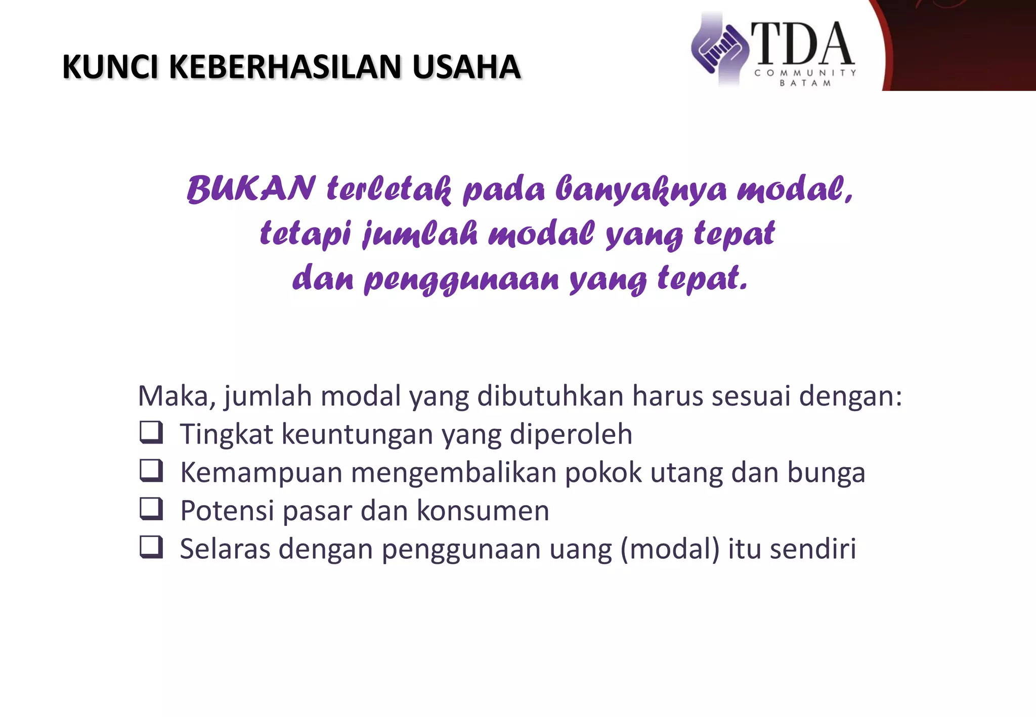 Menghitung Modal Saat Buka Usaha | PDF