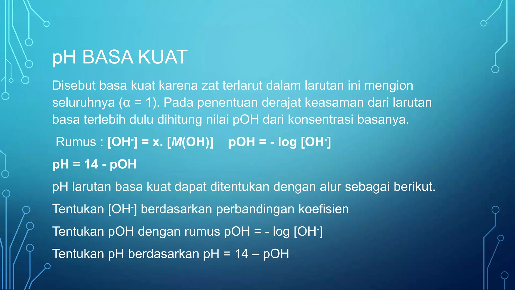 Menghitung ph basa | PPTX