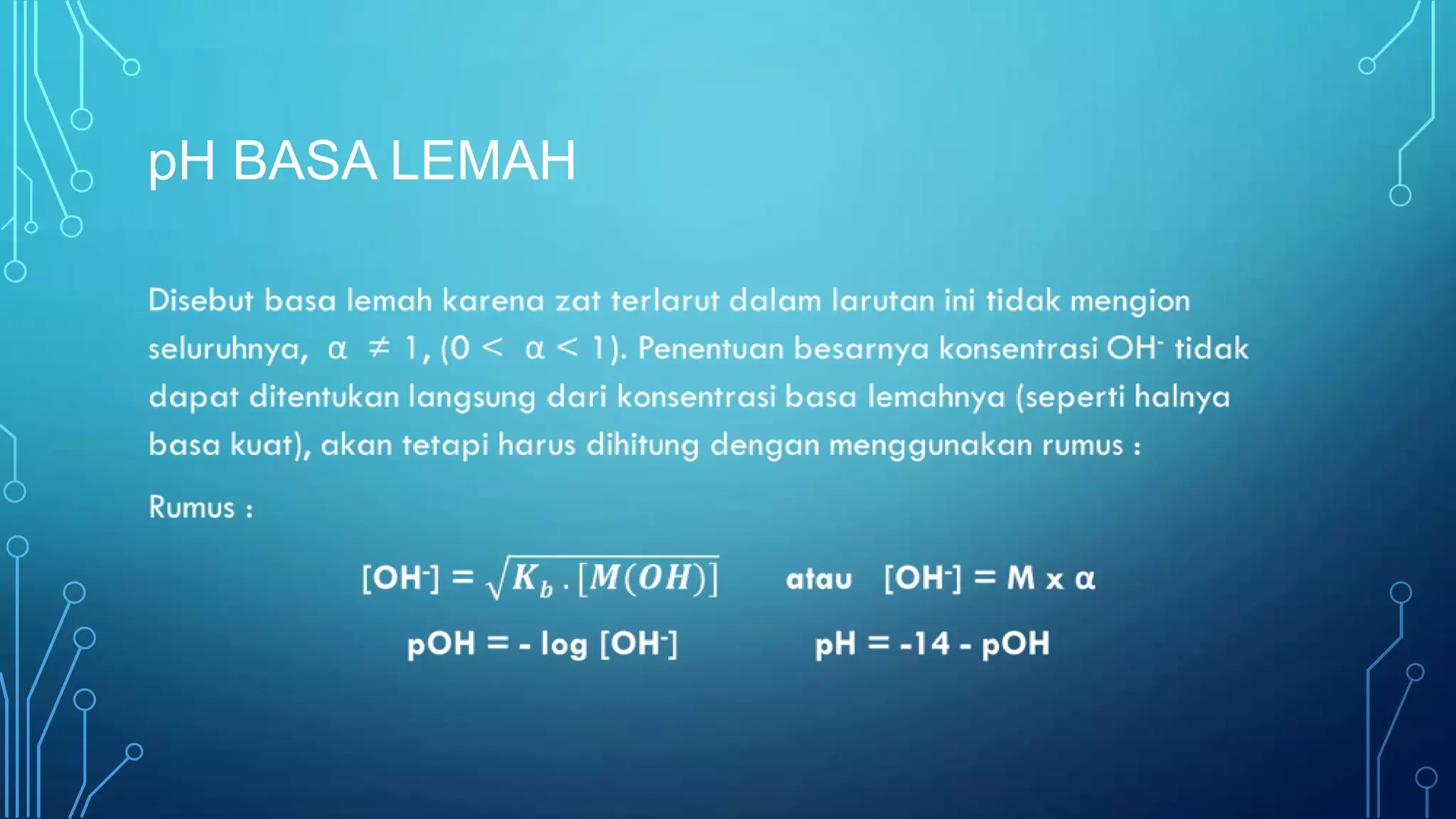 Menghitung ph basa | PPTX