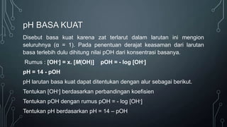 Menghitung ph basa | PPTX