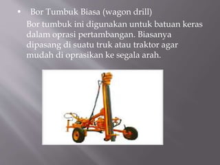 Mengidentifikasi alat alat pemboran | PPTX