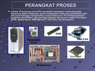 Mengidentifikasi berbagai komponen perangkat keras | PPT
