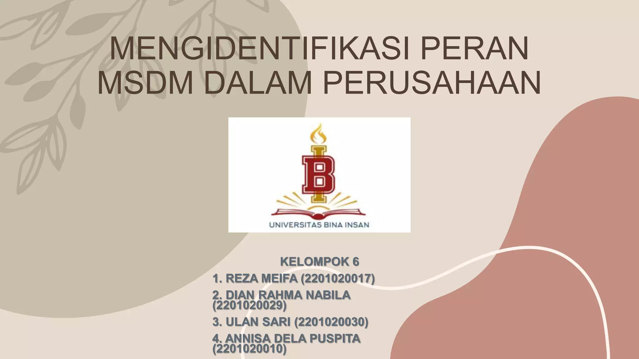 MENGIDENTIFIKASI PERAN MSDM DALAM PERUSAHAANN.pptx