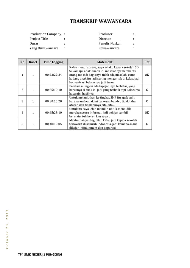 Mengidentifikasi program acara televisi | PDF