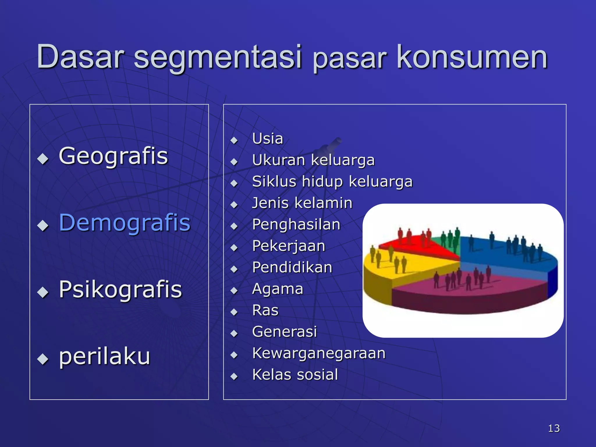 Mengidentifikasi segmen pasar dan memilih pasar sasaran | PPT