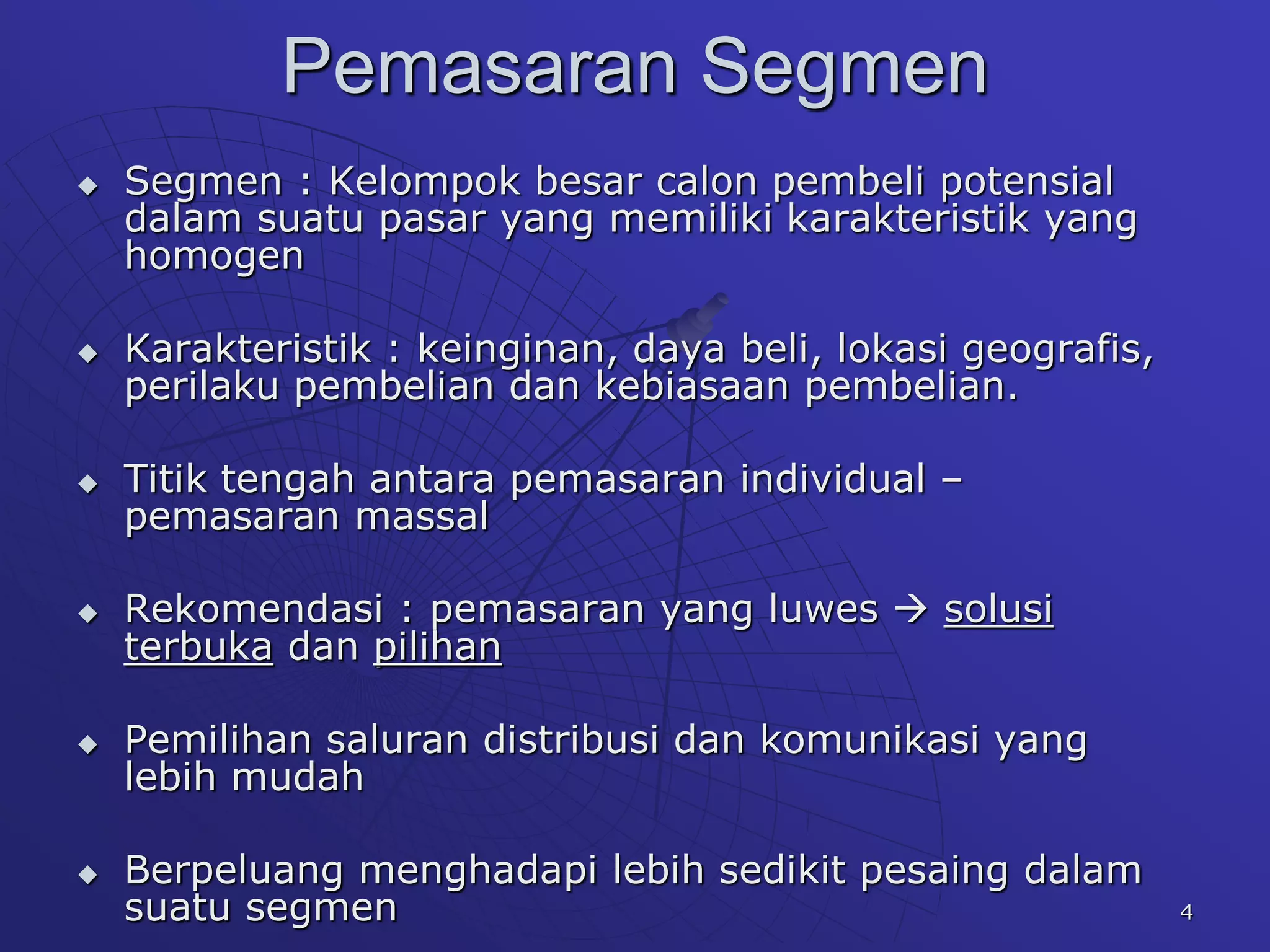 Mengidentifikasi segmen pasar dan memilih pasar sasaran | PPT