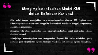 Mengimplementasikan Model REA dalam Sistem Informasi Akuntansipptx | PPTX