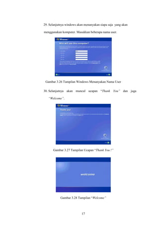 Menginstalasi Sistem Operasi Berbasis GUI (Graphical User Interface) | DOC