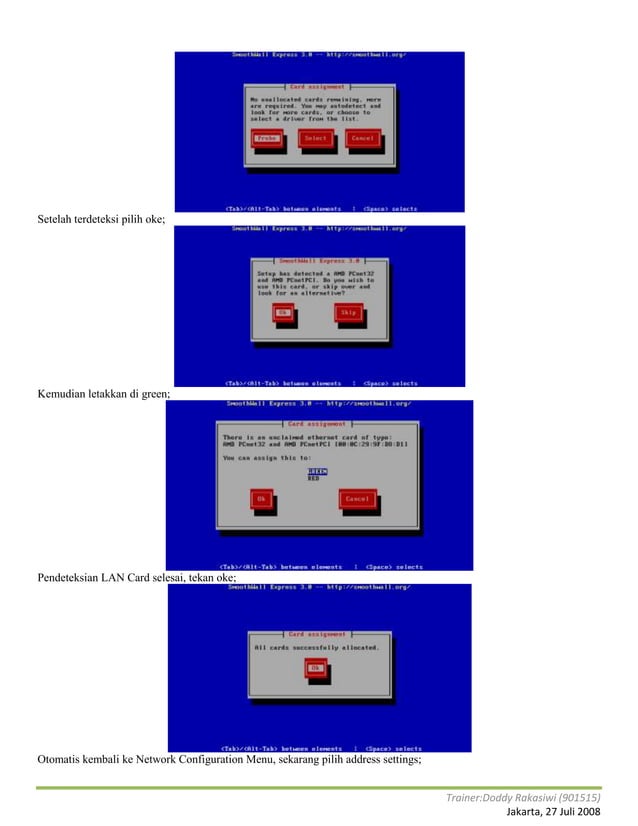 Menginstall smoothwall untuk webproxy | DOCX