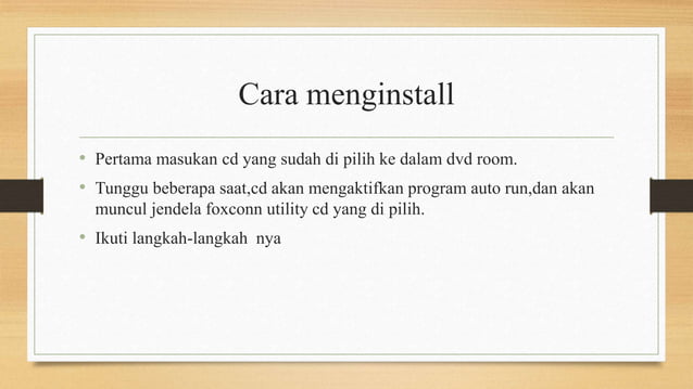 Menginstall software | PPTX