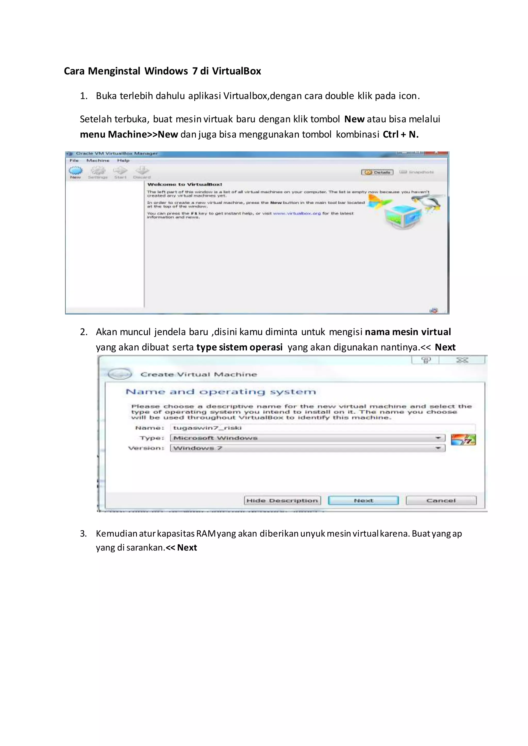 Instalasi Windows 7 Ultimate | DOCX