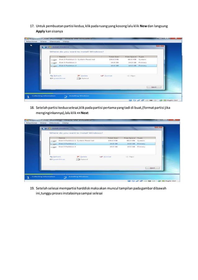 Instalasi Windows 7 Ultimate | DOCX