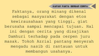 Menginterpretasi Teks Pada Cerpen Juru Masak | PPTX