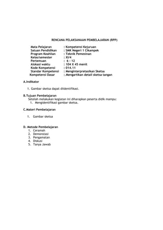 Menginterpretasikan sketsa | DOC