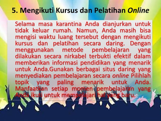 Mengisi waktu luang dengan kegiatan positif (1) | PPT