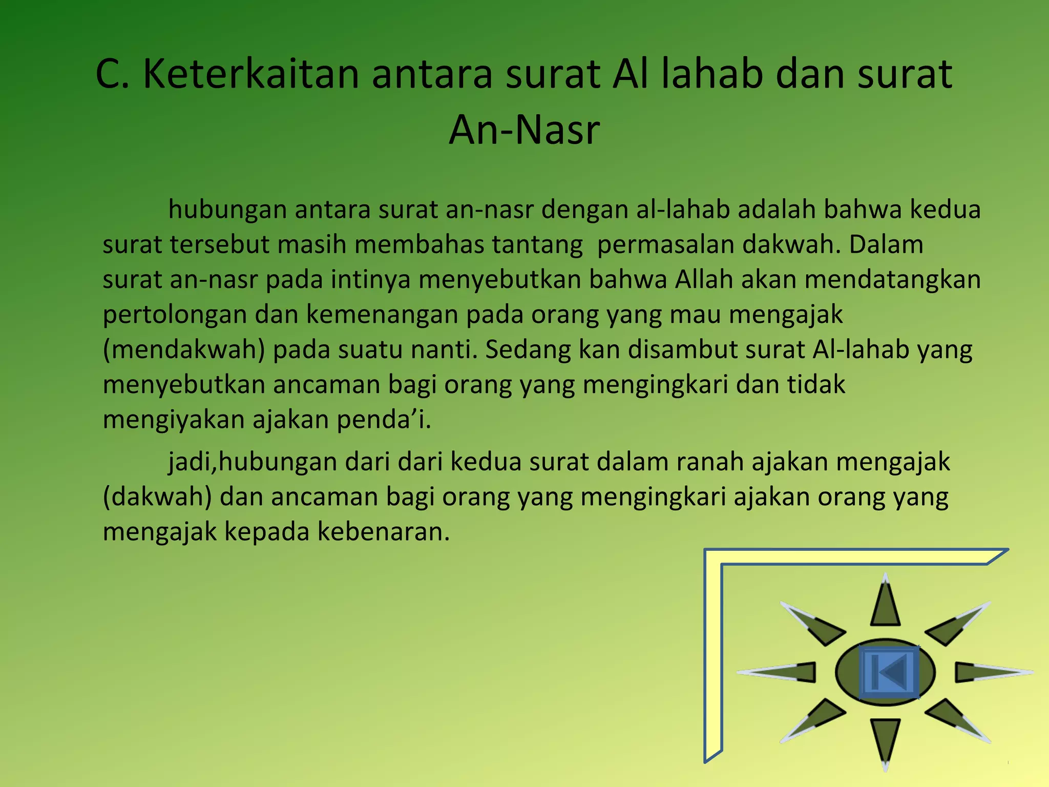 Mengkaji surah al lahab dan an-nasr 2 | PPT
